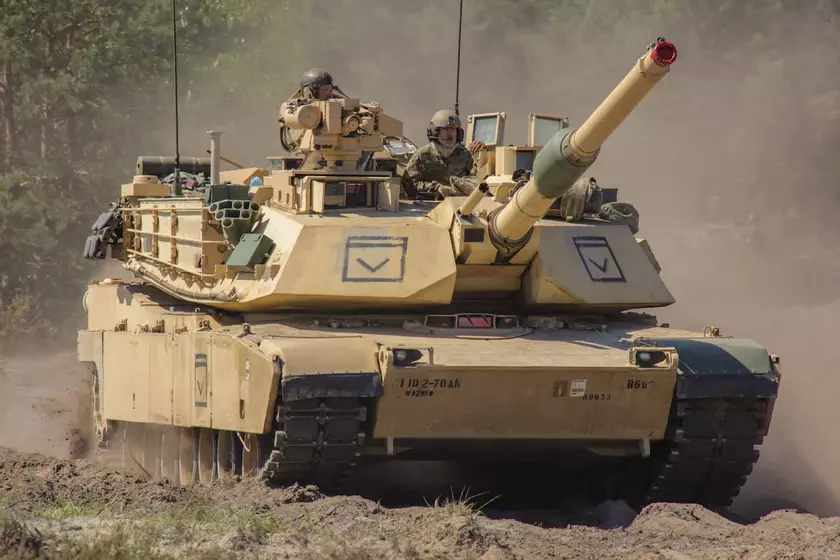 Den amerikanske hæren demonstrerer oppgraderte M1A2 SEPv3 Abrams ...